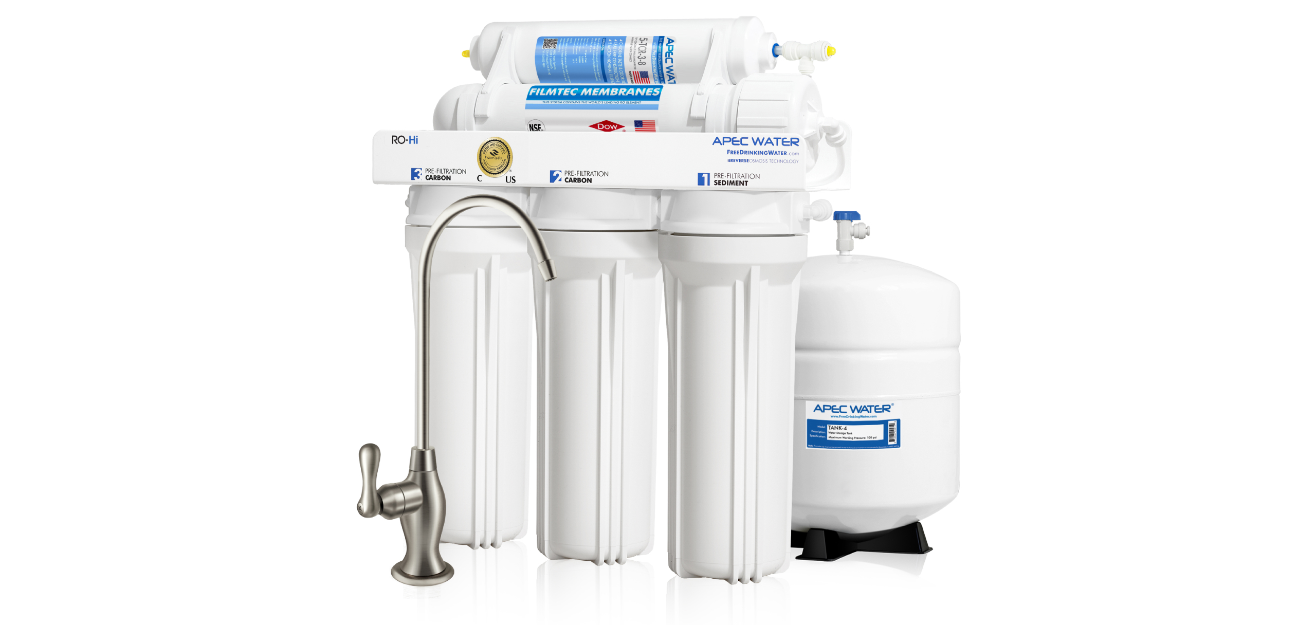 RO-Hi 5-Stage Reverse Osmosis Water Systems